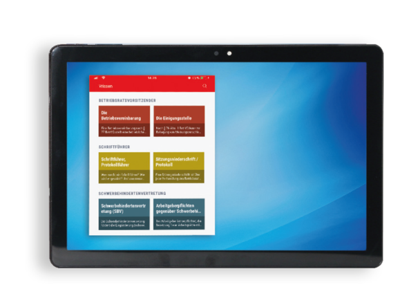 W.A.F. Tablets für Betriebsräte